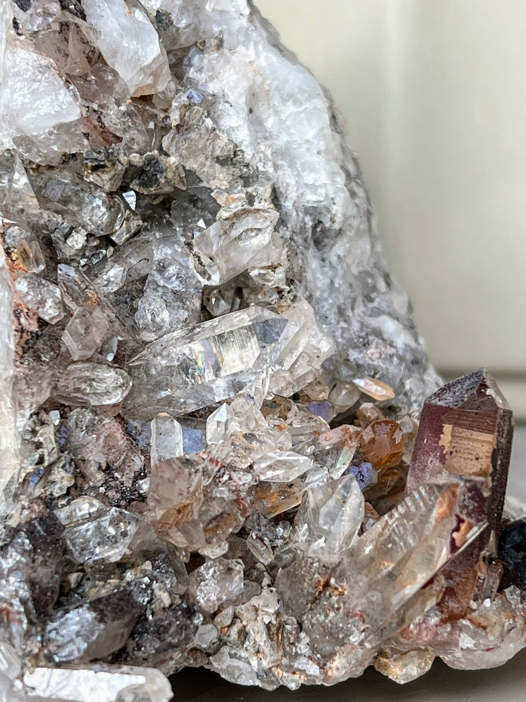 Rare Orange River Phantom Quartz Statement Crystal - Etsy