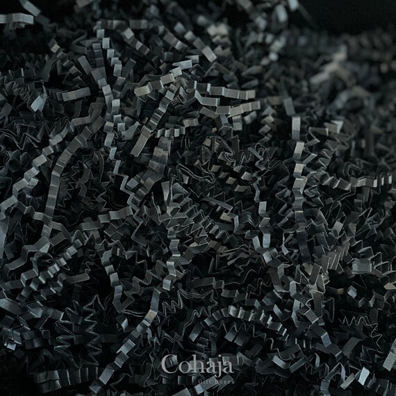 Black Crinkle Paper 1 Lb 454grams - Etsy