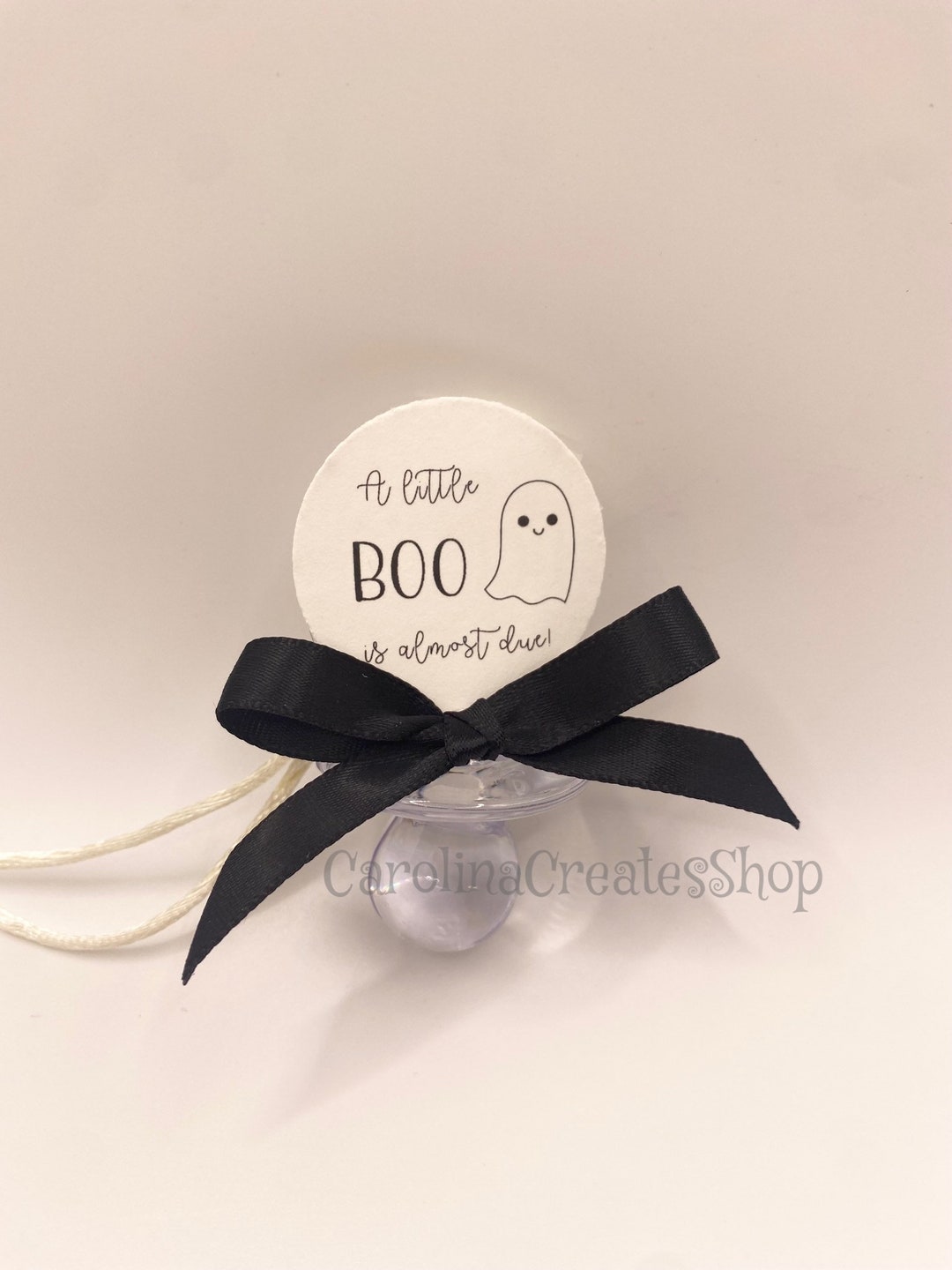 12 Ghost Baby Shower Pacifier Necklace Favors| Baby Shower Games - Etsy