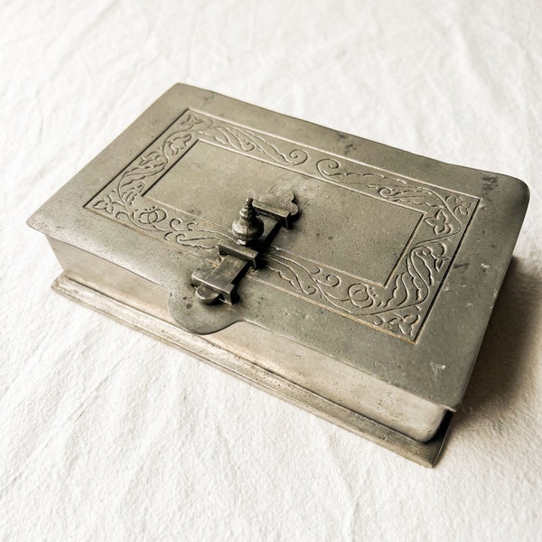 Pewter Jewelry Box - Etsy