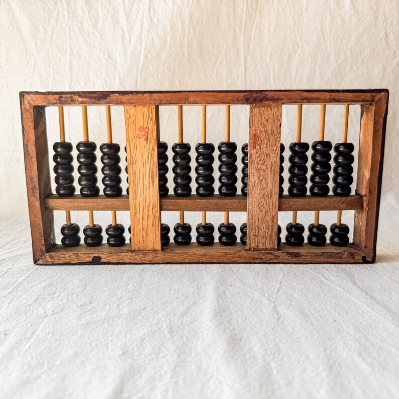 Vintage Wood Bead Lotus Flower Abacus - Etsy Australia