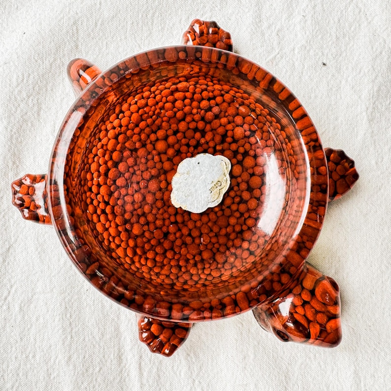 Vintage Crystal Craft Gove Bauxite Turtle Dish - Etsy UK