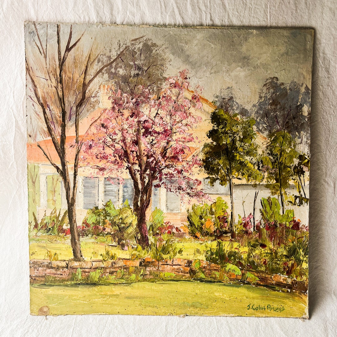Vintage Original J.colin Angus Oil Painting Australian Artist Unframed ...