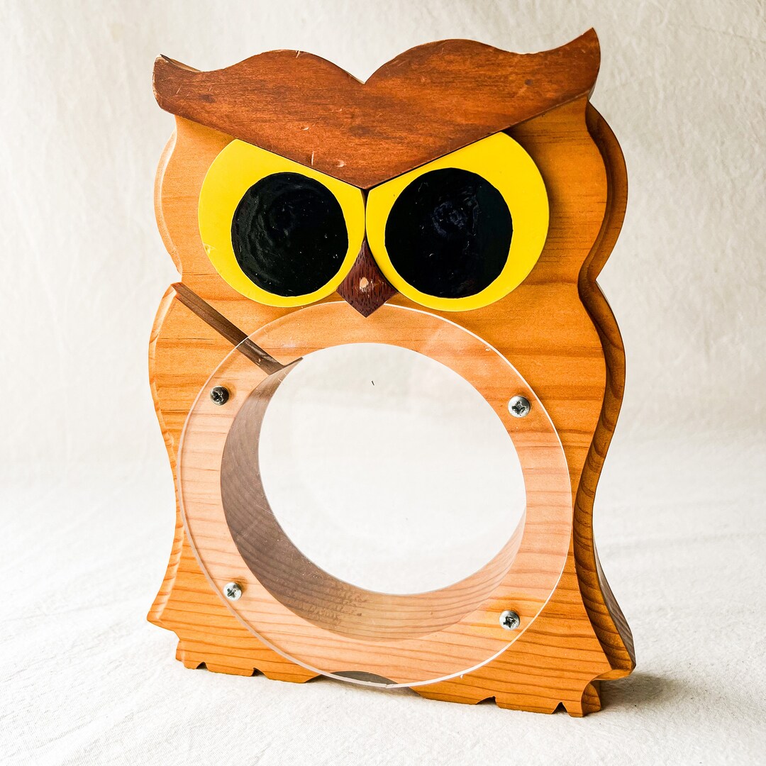 Vintage Handmade Owl Money Box - Etsy