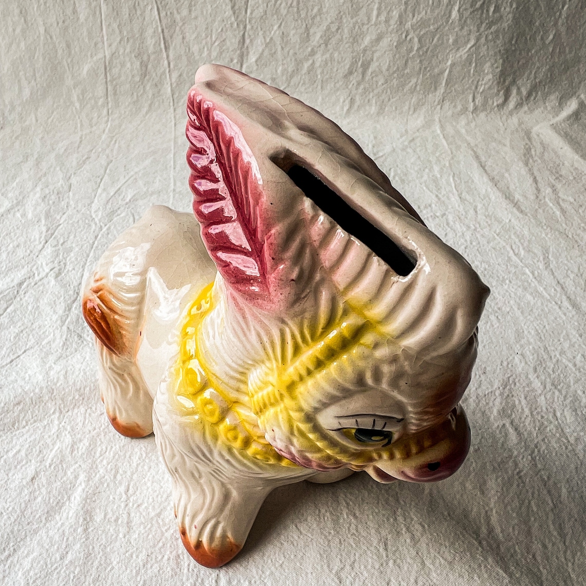 Vintage Kitsch Ceramic Donkey Money Box Bank - Etsy