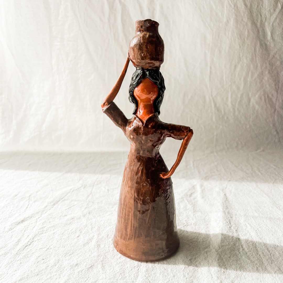 Artesian Dominican Republic Style Terracotta Clay Pottery Sculpture ...