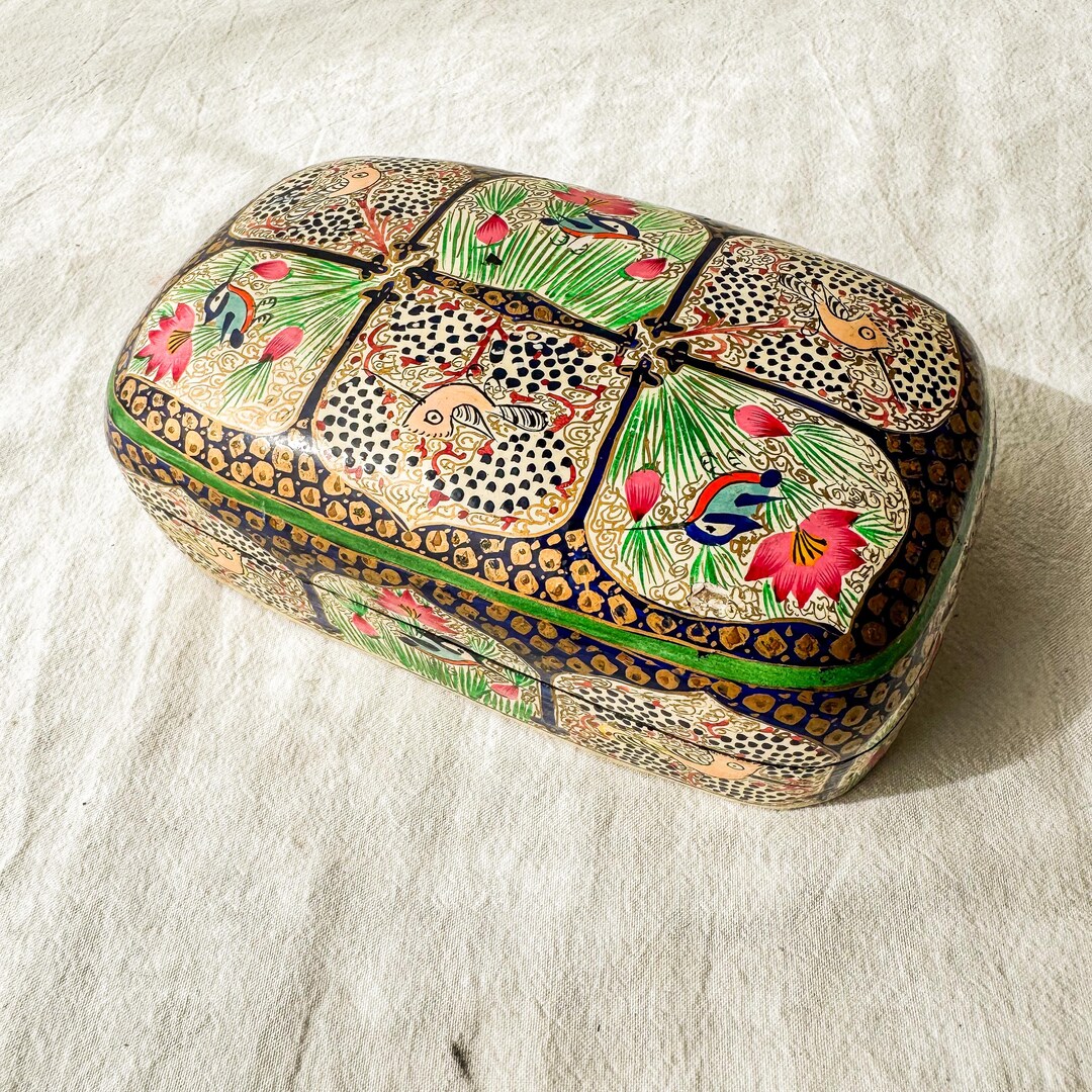 Handmade Kashmir Trinket Box India - Etsy