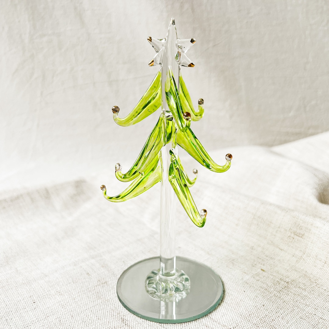 Handmade Art Glass Christmas Tree - Etsy