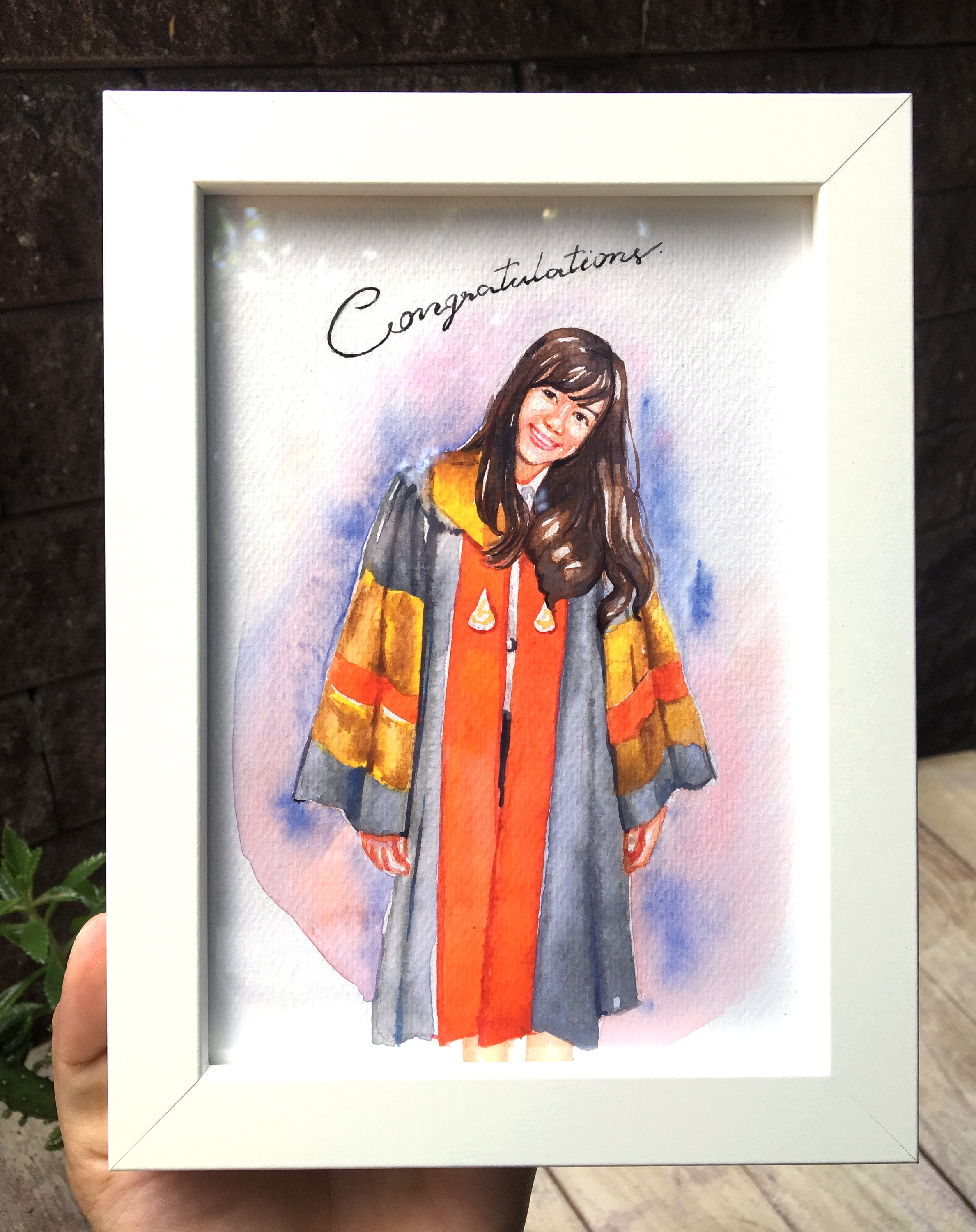 Graduation Gift Congratulations Gift Custom Portrait - Etsy