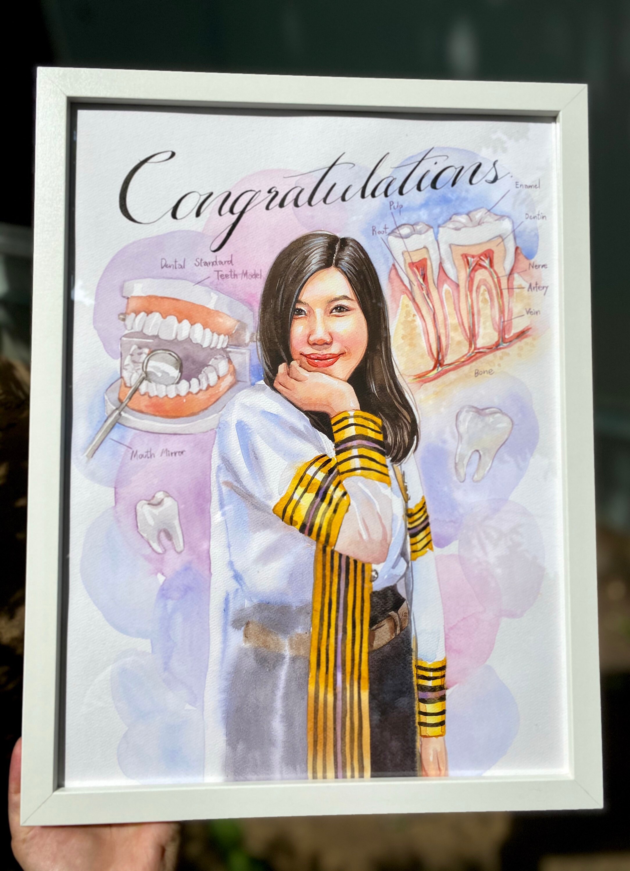 Graduation Gift Congratulations Gift Custom Portrait - Etsy