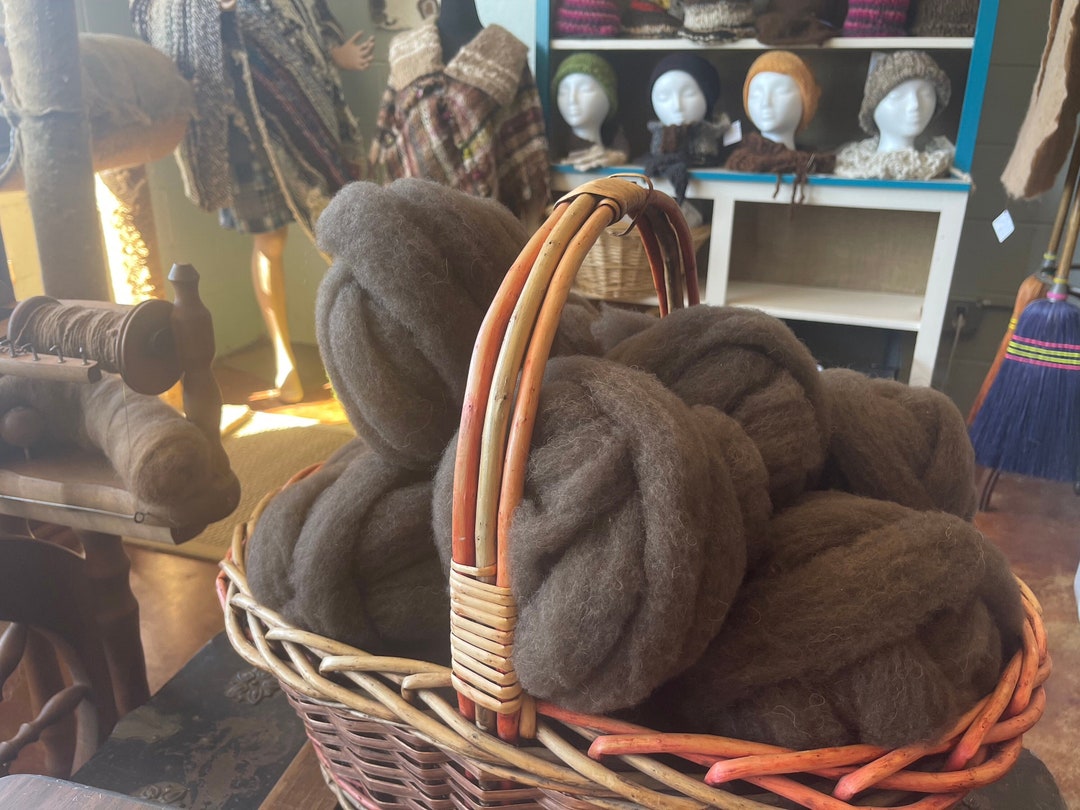 Bison Roving - Incredibly Soft, 100% American Bison, Rolled Into a 1 ...