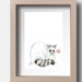 Spooky Ghost Raccoon Print - Etsy
