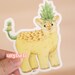 Pineapple Cow Sticker - Etsy