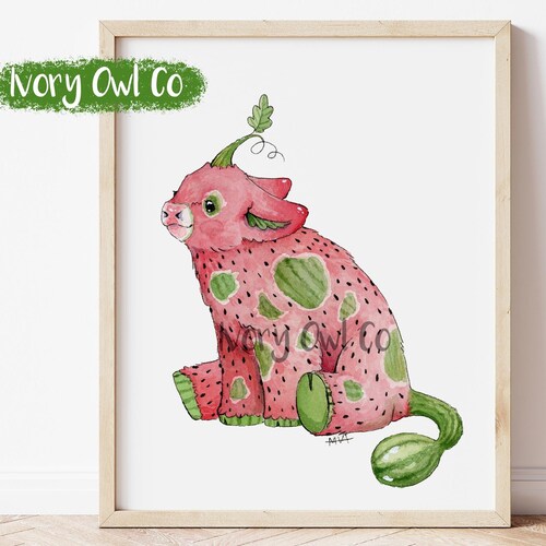 Pineapple Cow Print - Etsy