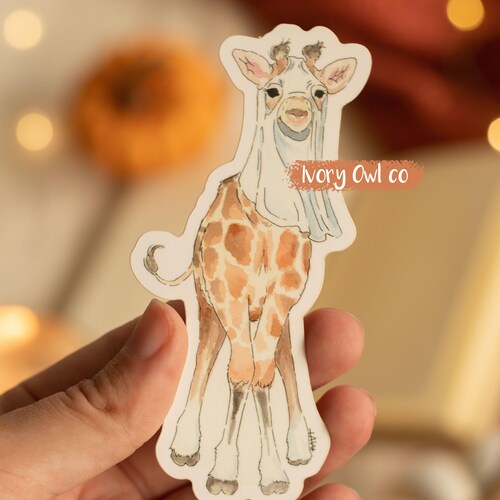 Spooky Ghost Otter Sticker - Etsy