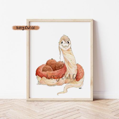 Spaghetti Snake Print - Etsy