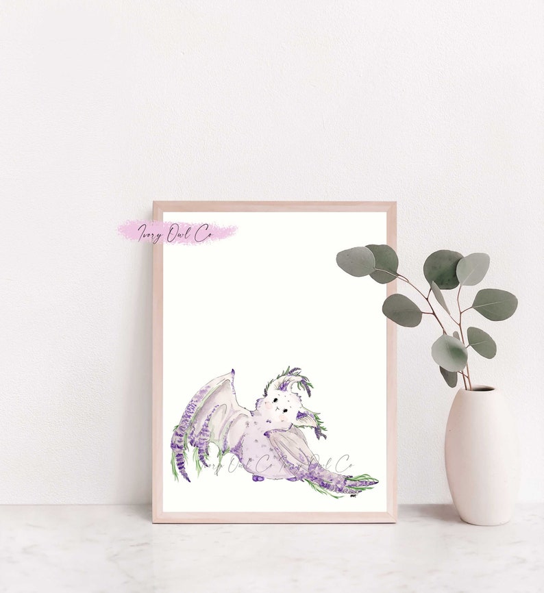 Lavender Bat Print - Etsy Canada