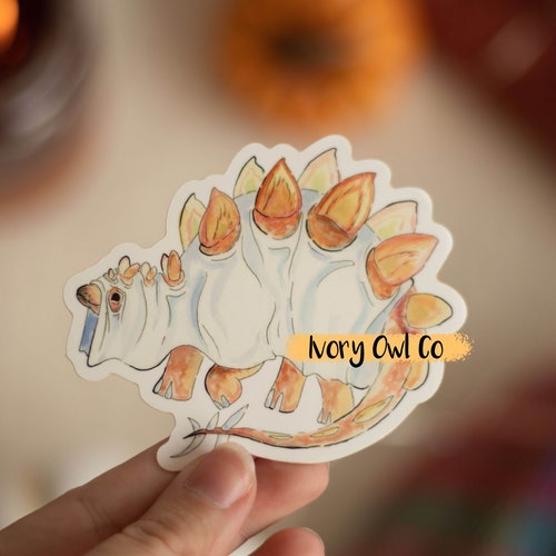 Spooky Ghost Fox Sticker - Etsy