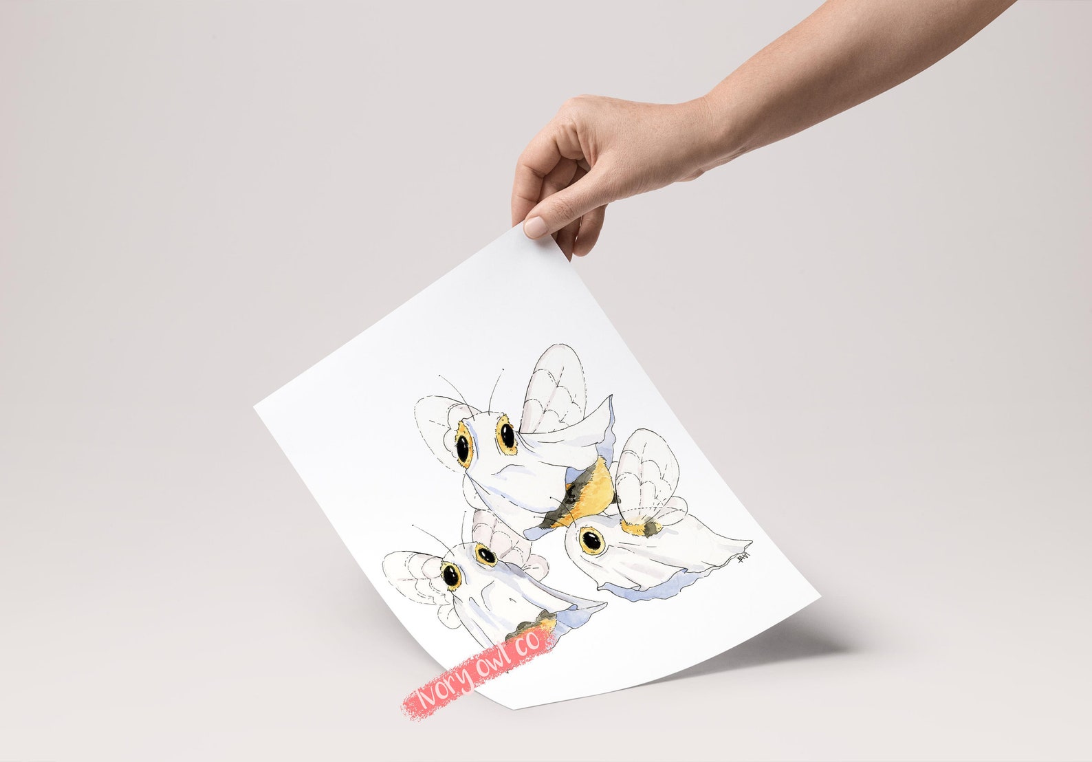 Boo Bees Print - Etsy