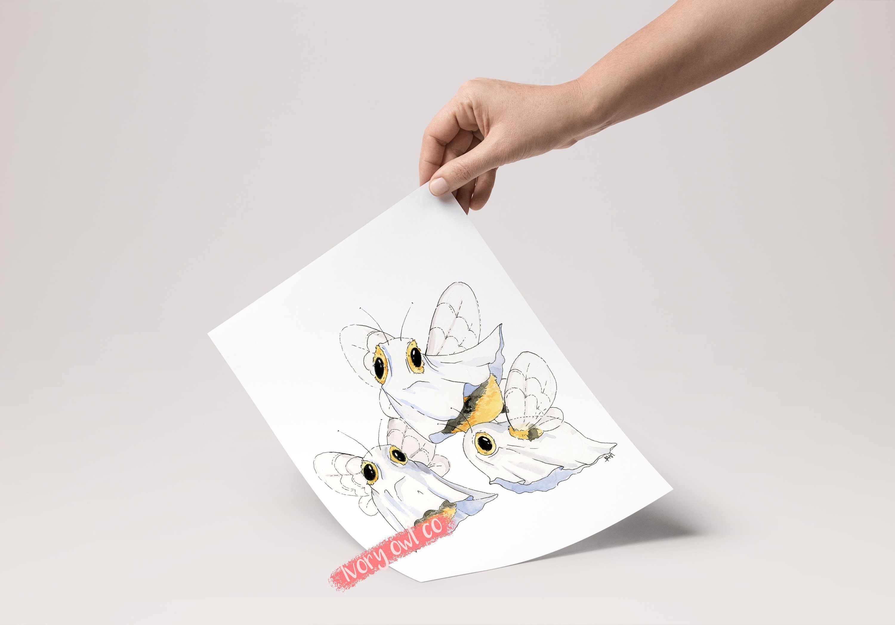 Boo Bees Print - Etsy