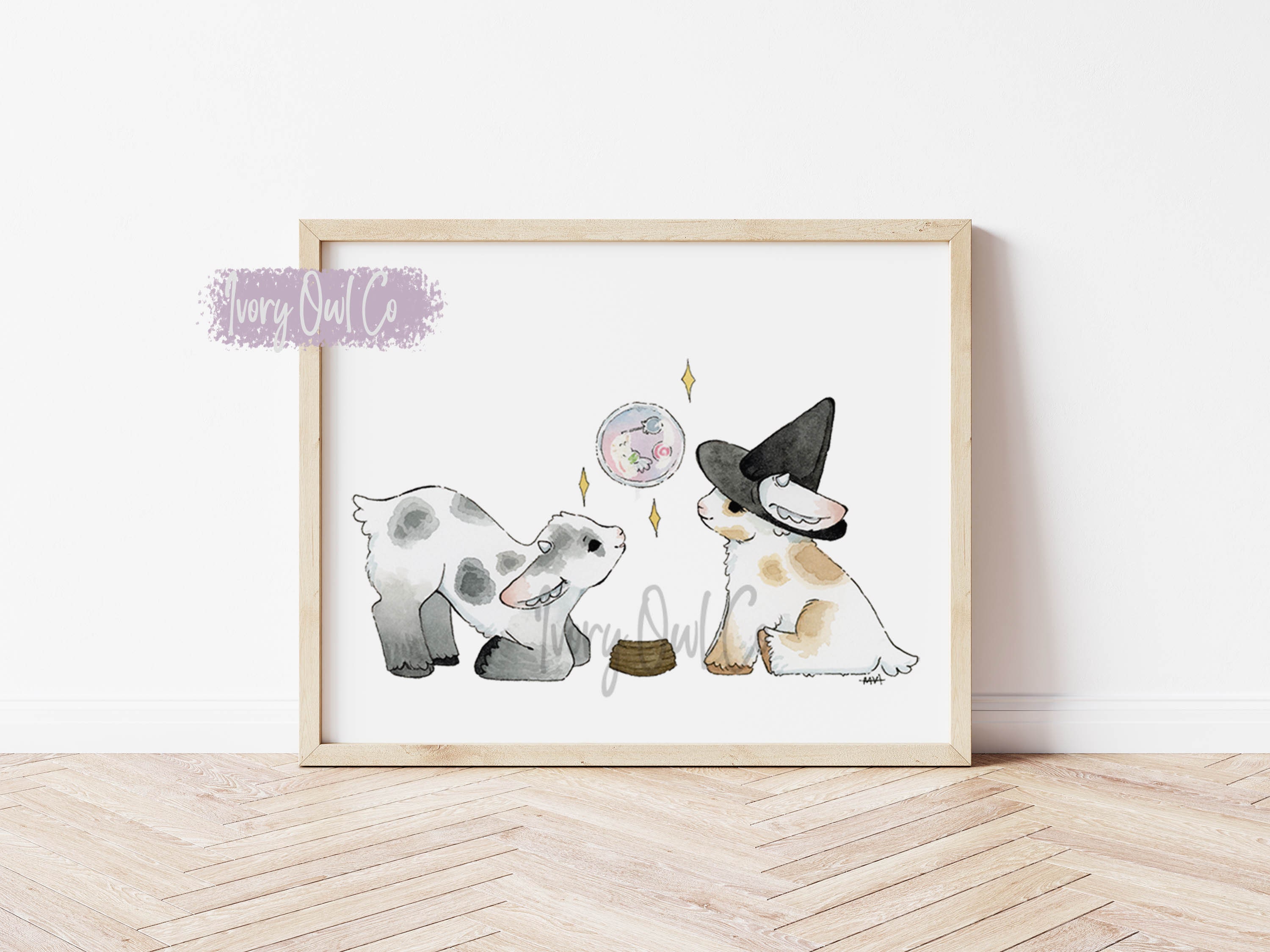 Witch Goats Print - Etsy