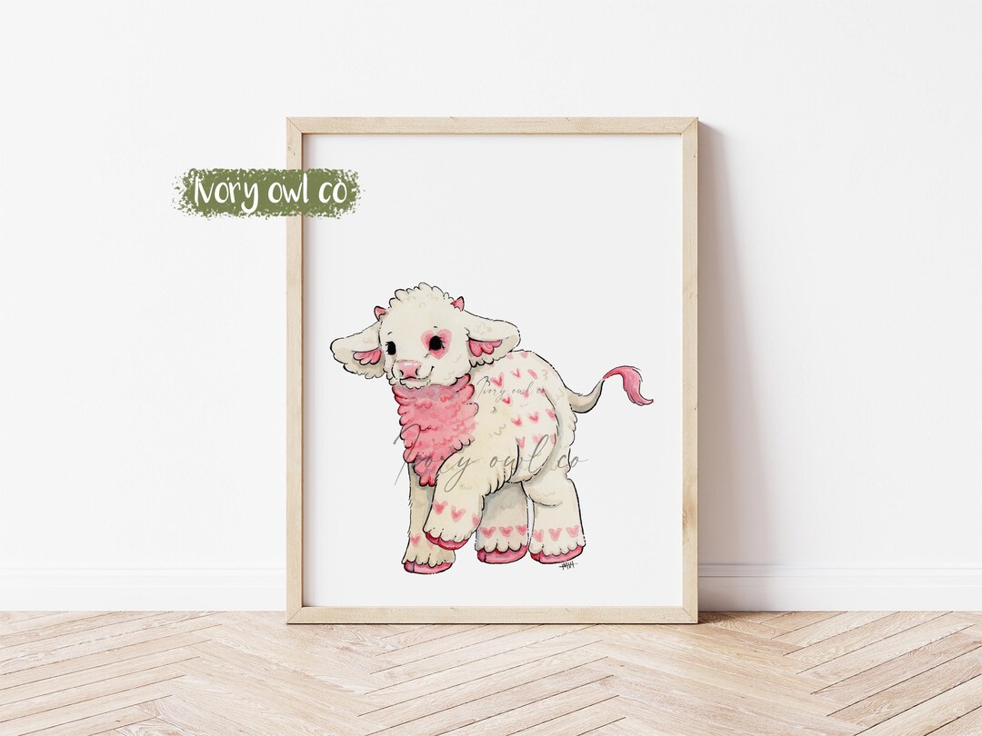 Heart Cow Print - Etsy