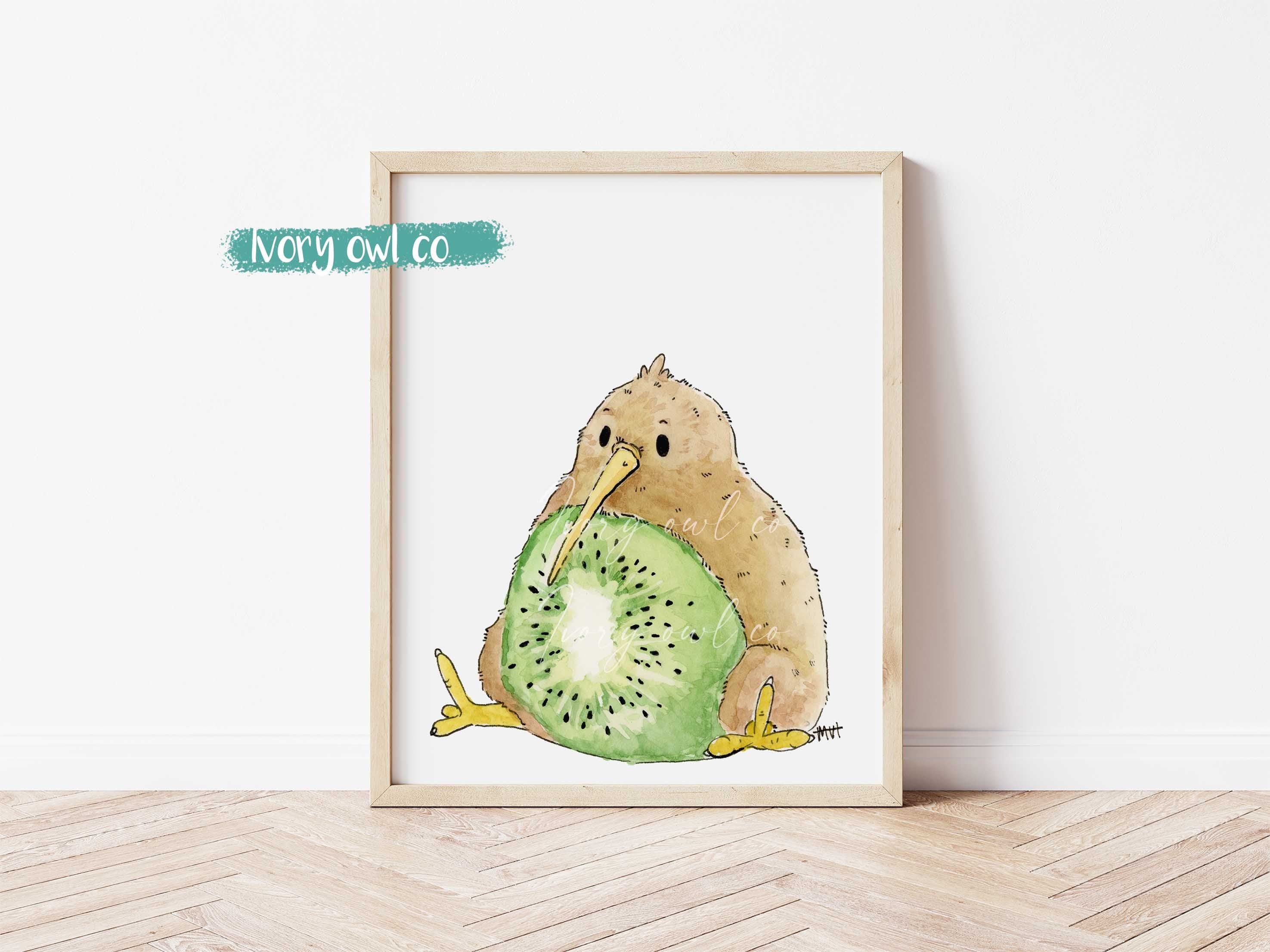 Kiwi Print - Etsy