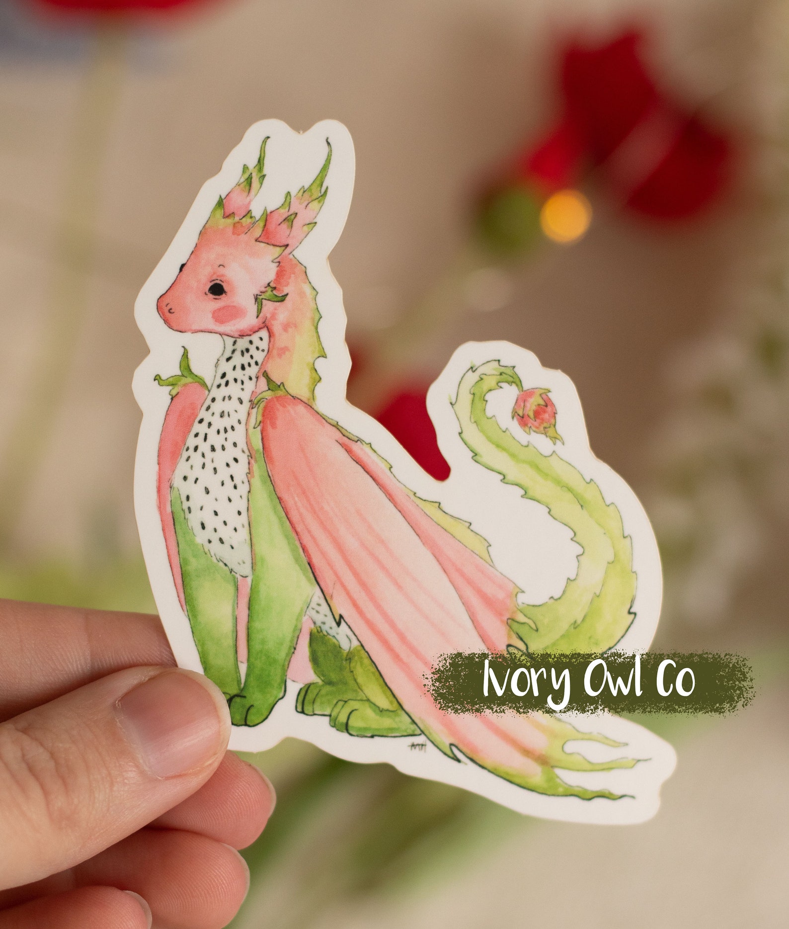 Dragonfruit Sticker | Etsy