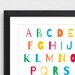 Colorful ABC Bright Alphabet Printable Instant Print - Etsy