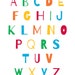 Colorful ABC Bright Alphabet Printable Instant Print - Etsy