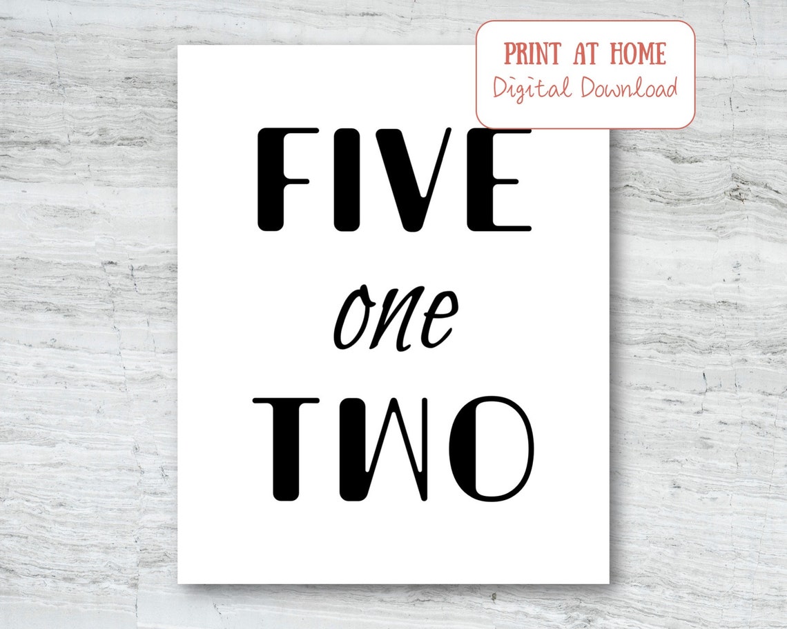 Austin Texas Printable 512 Area Code Printable | Etsy