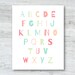 Pastel ABC Printable, Digital Download, Alphabet Printable, Pastel ...