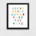 Colorful ABC Bright Alphabet Printable Instant Print - Etsy