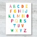 Colorful ABC Bright Alphabet Printable Instant Print - Etsy