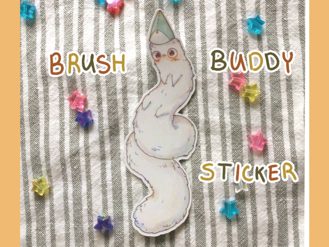 Witch Hat Atelier Brushbuddy Holographic Sticker - Etsy