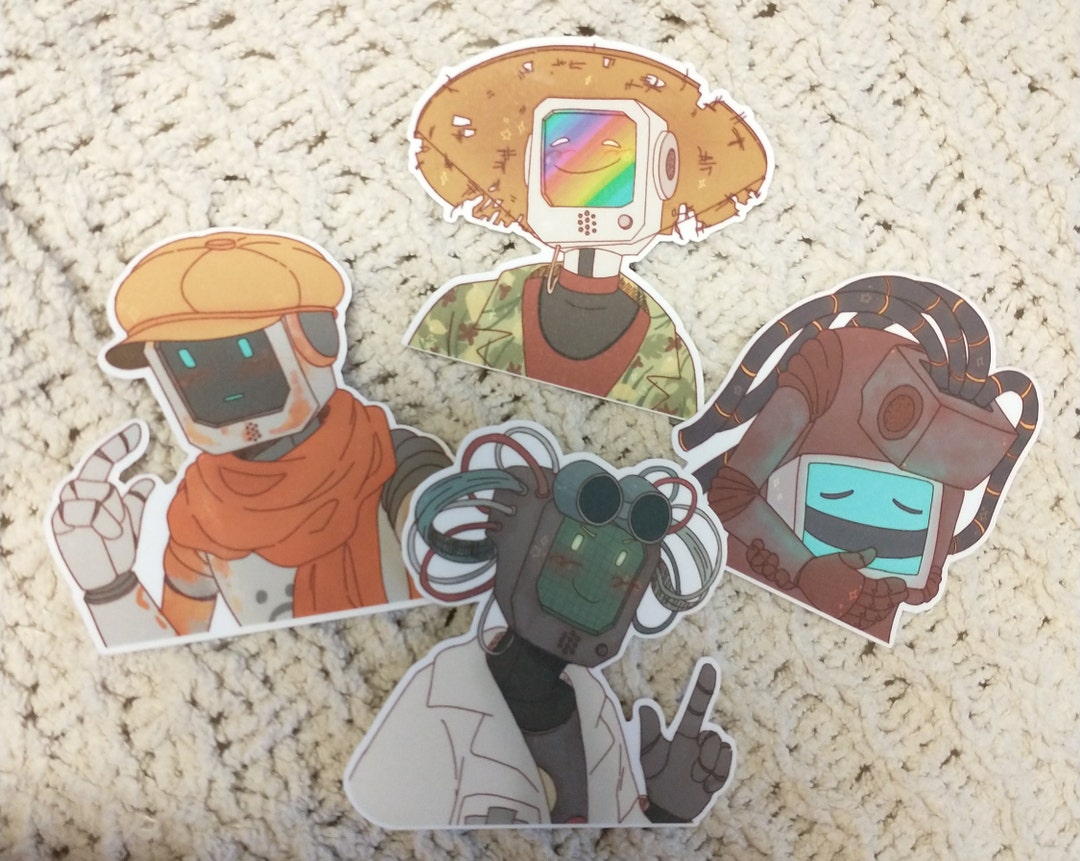 Outsiders Stray Stickers // Zbaltazar, Momo, Clementine, Doc - Etsy