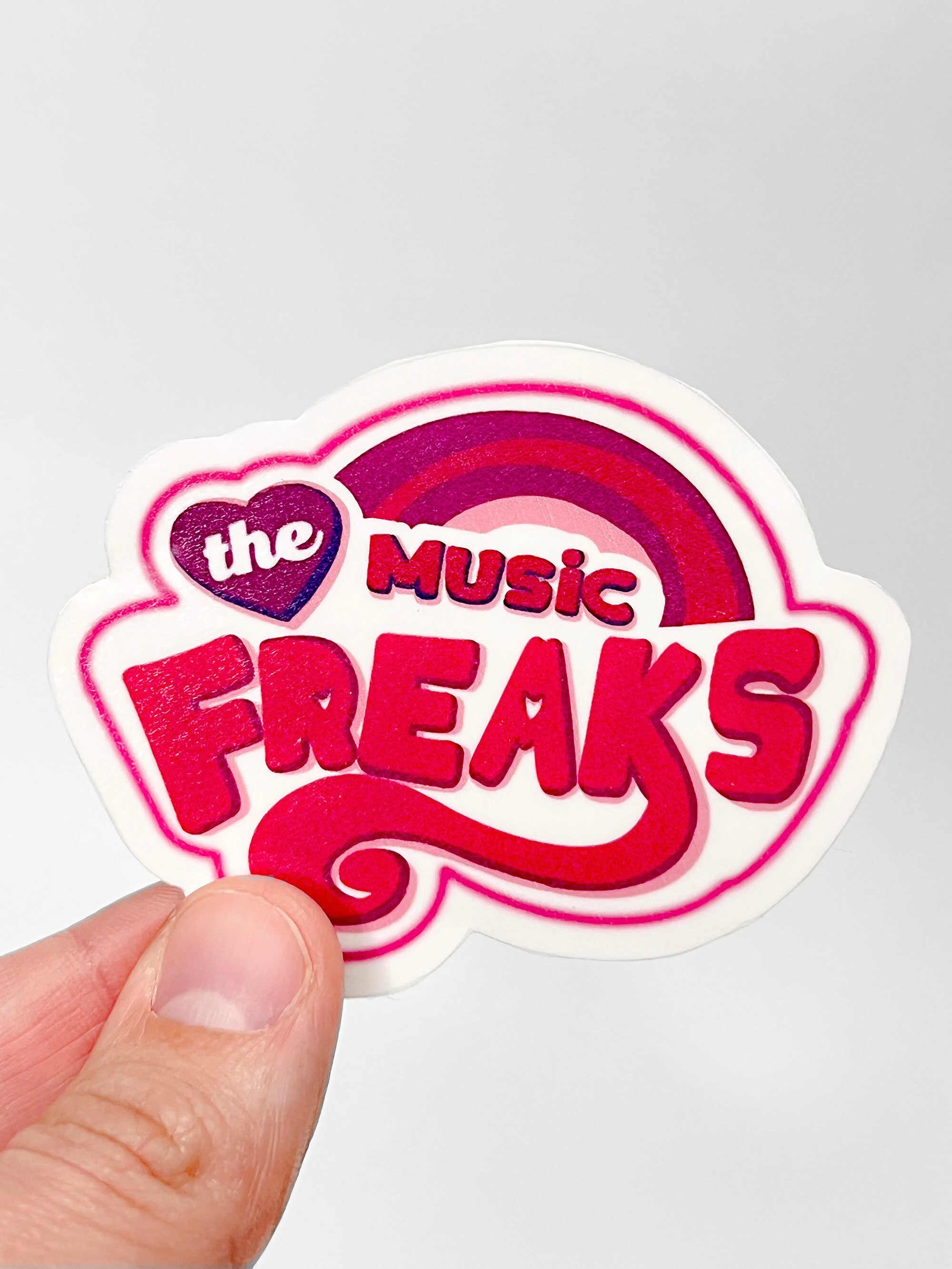 The Music Freaks X My Little Pony Logo Sticker mini TMF Color Hearts ...
