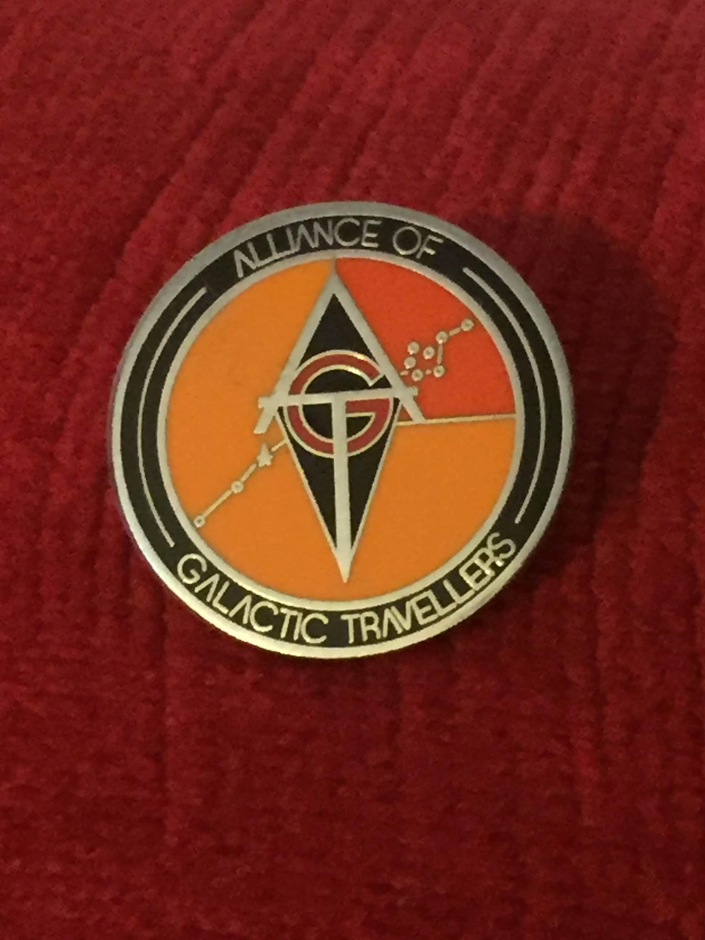 Pin Badge for the Alliance of Galactic Travellers (AGT) - a No Man's ...