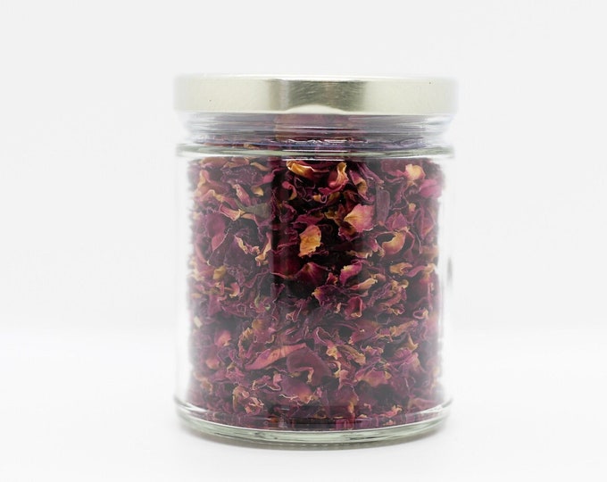 Red Rose Petals organic Dried Herb - Etsy