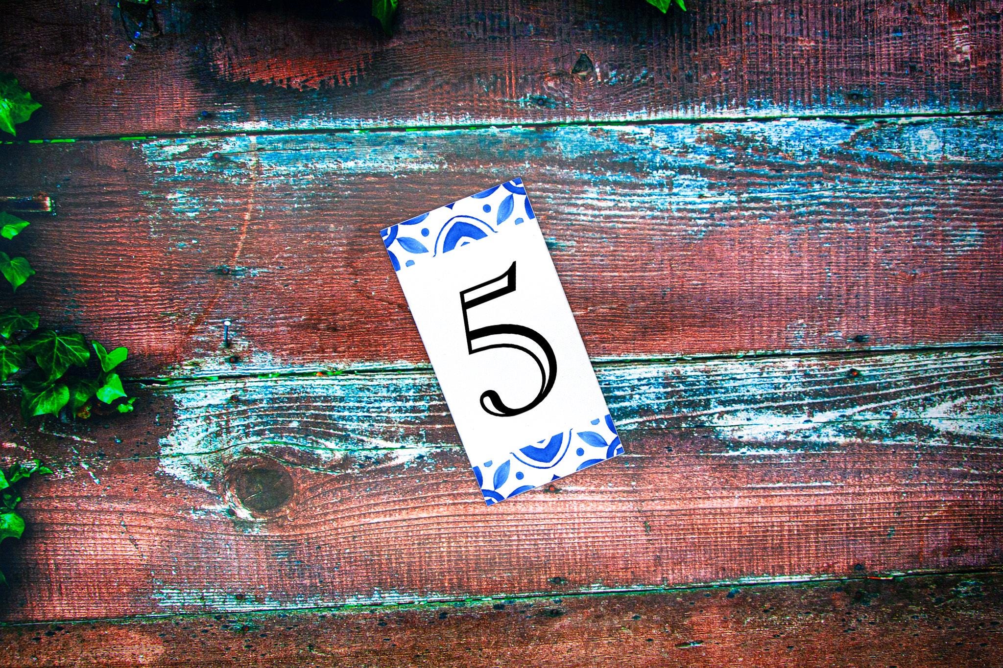 Custom Spanish Tile House Numbers, Address Sign for House, Vintage ...