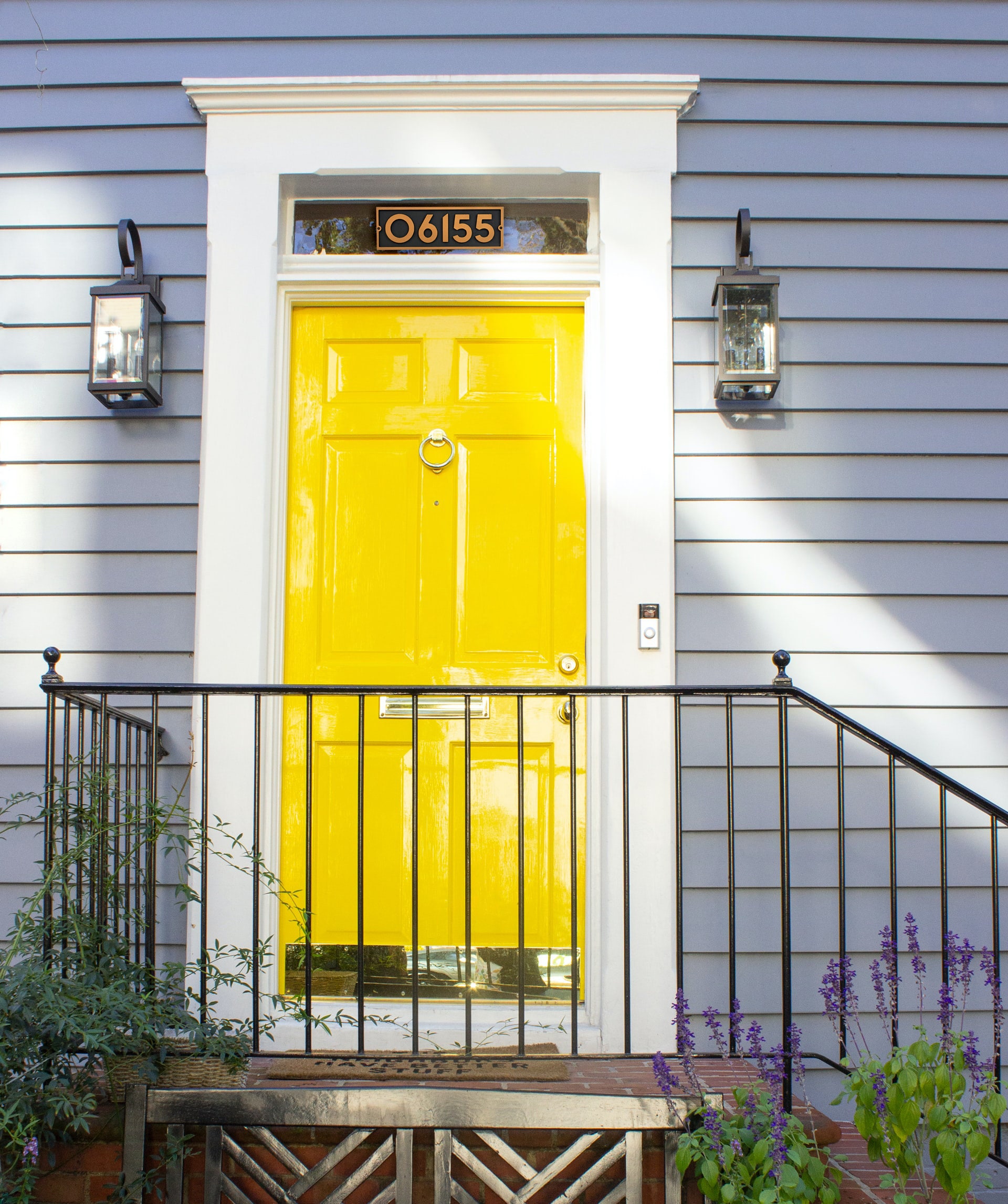 Custom Mid Century House Number Sign, House Number Vertical, Antique ...