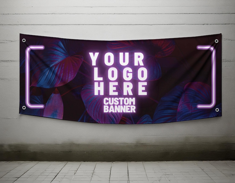 Custom Vinyl Banner Personalized Advertising Event Banner, Full Color ...