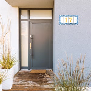 Spanish Tile Custom House Numbers, Address Sign for House, Vintage ...
