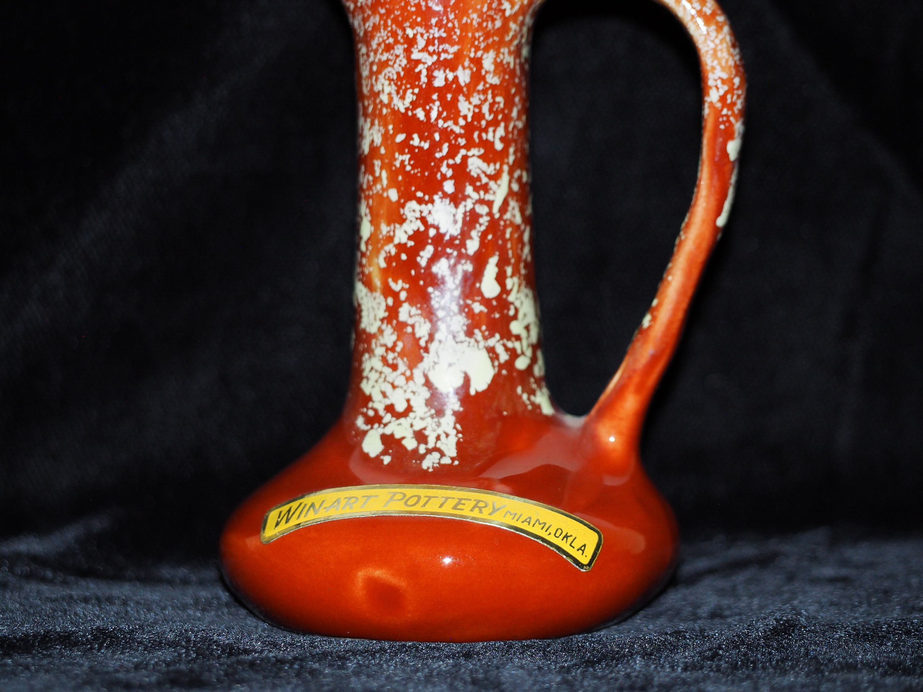 Vintage Winart Pottery Miniature Drip Design Pitcher - Etsy
