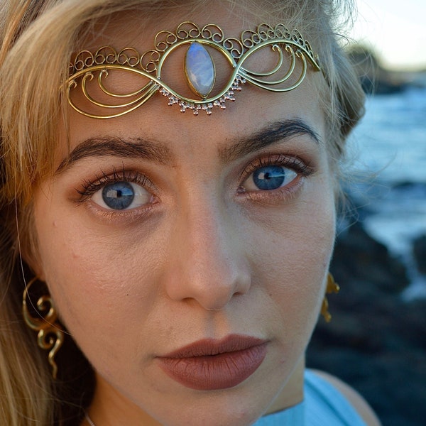 Moonstone Crown - Etsy
