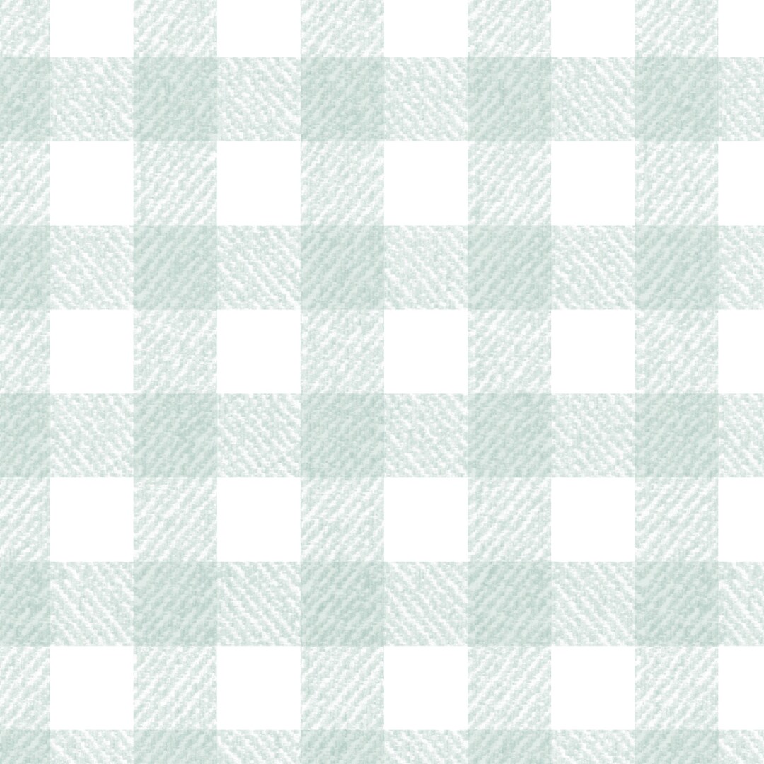 Dollhouse Mint Check Wallpaper 1/12 Miniature Plaid Diorama Roombox 1: ...