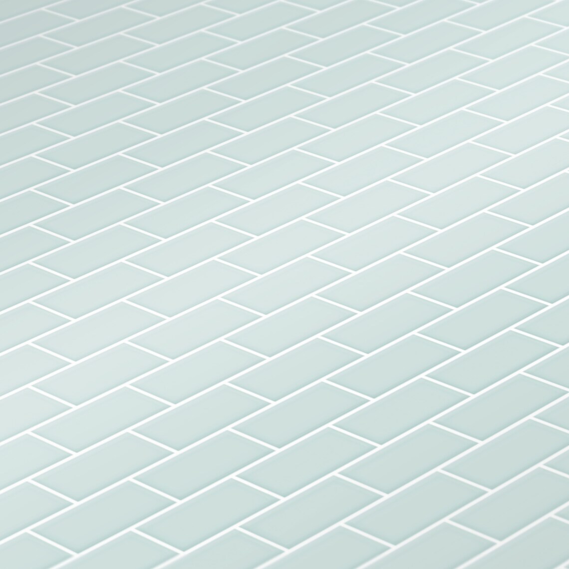 Mint Subway Tile Dollhouse Miniature Wall (1:12 Scale) (digital ...