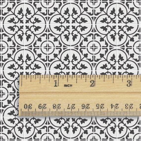 Dolls & Miniatures Miniatures 124 Star Cement Tile Dollhouse Flooring ...