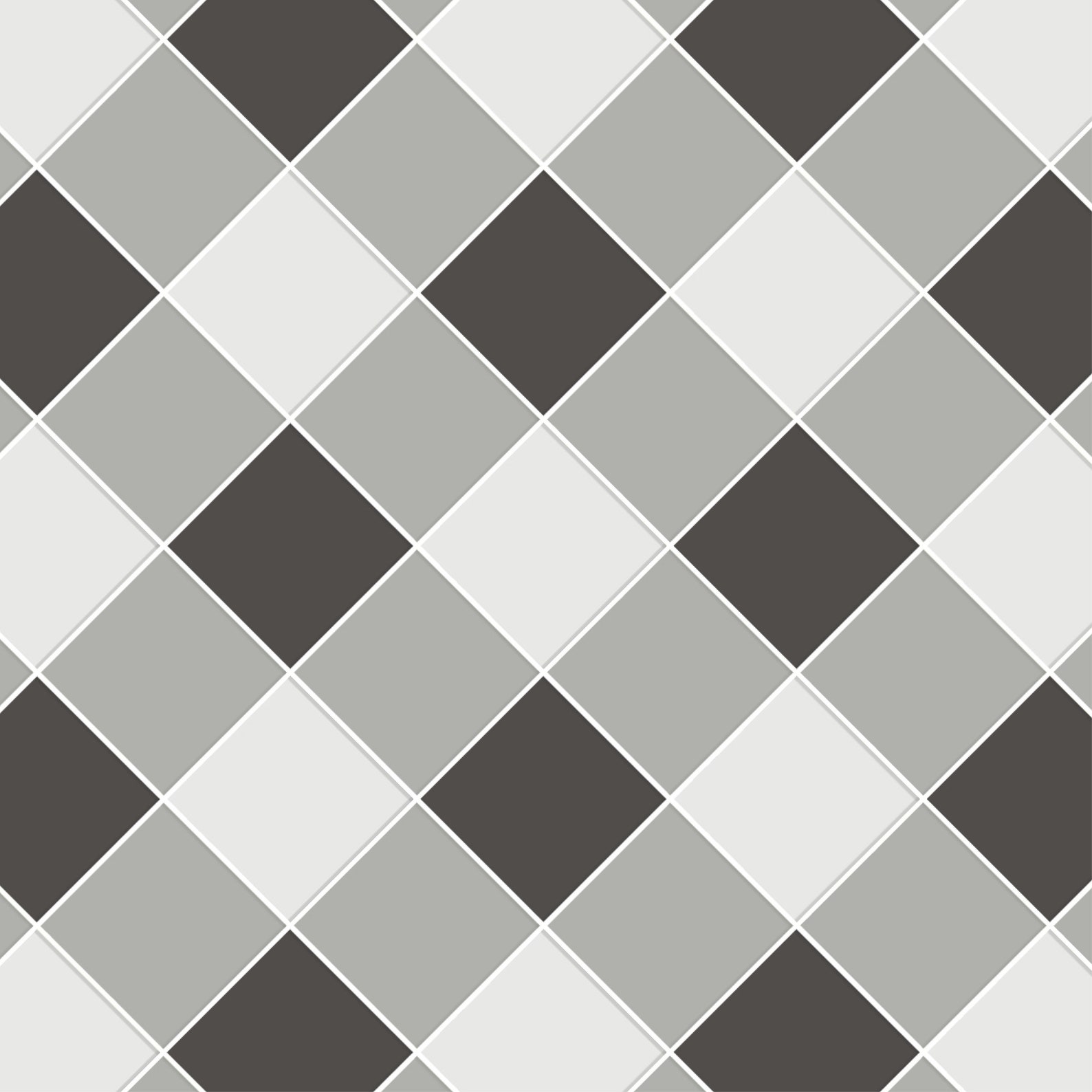 1/12 Warm Grey Check Tile Effect Dollhouse Miniature Printable - Etsy