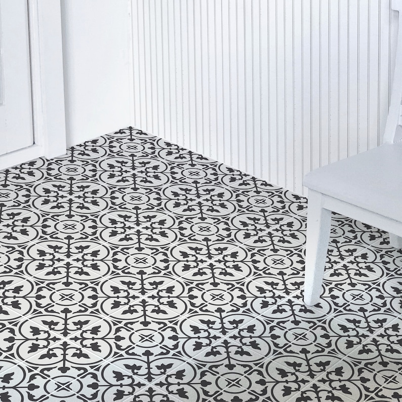 Cement Tile Dollhouse Flooring 112 Miniature Floor Premium Heavy Gloss ...